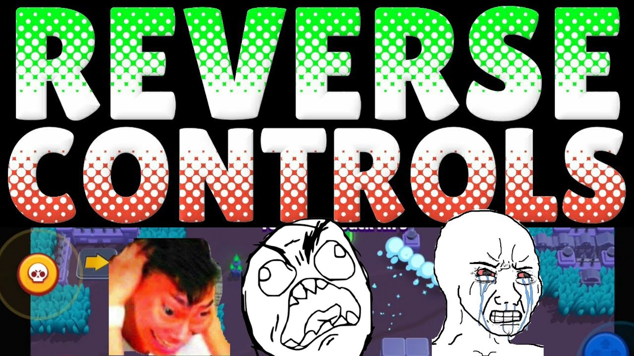 Reverse Controls Challenge In Brawl Stars|| Showdown Using Reverse ...