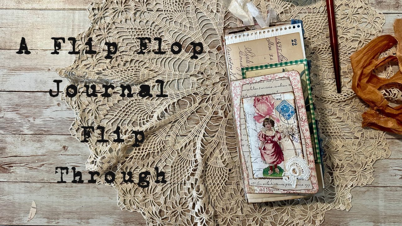 Flip Flop Junk Journal Flip Through - YouTube