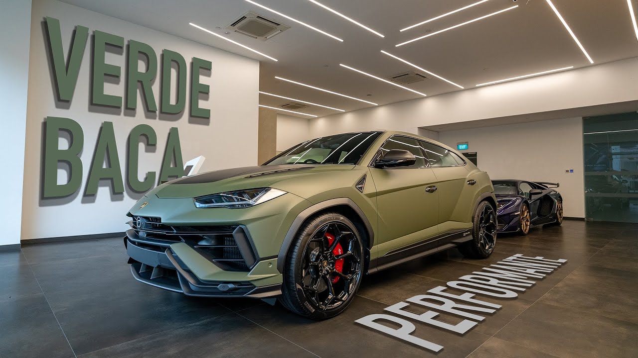 Verde Baca Urus Performante and Revuelto’s Wing is Up! - YouTube