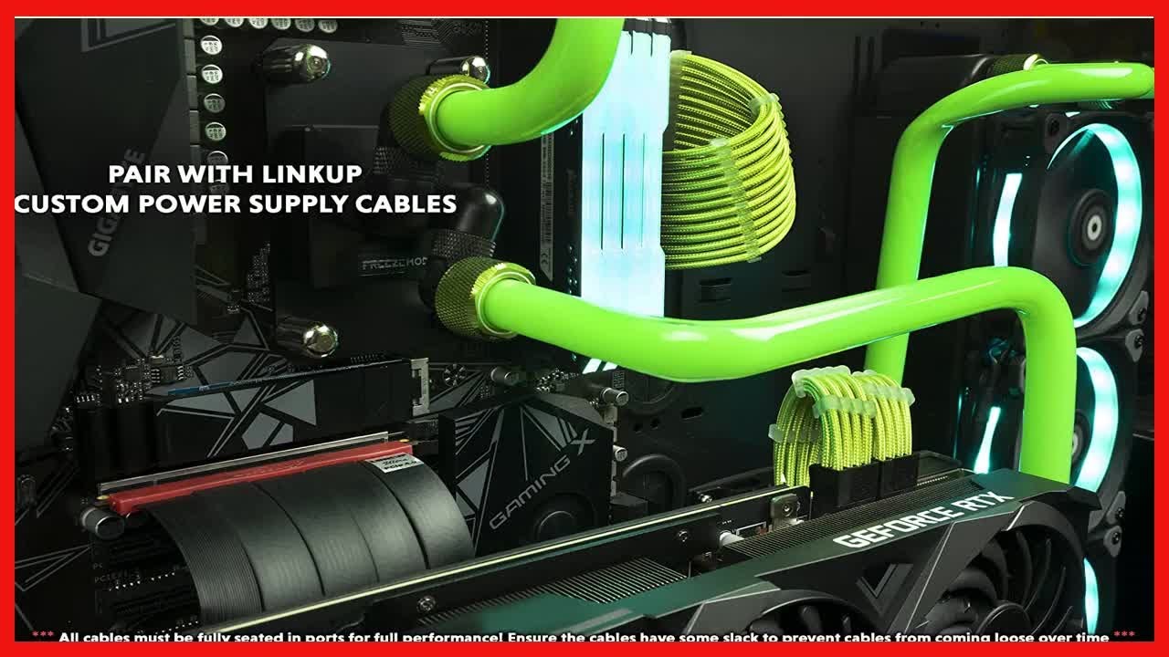 LINKUP - Ultra PCIe 4.0 X16 Riser Cable - YouTube