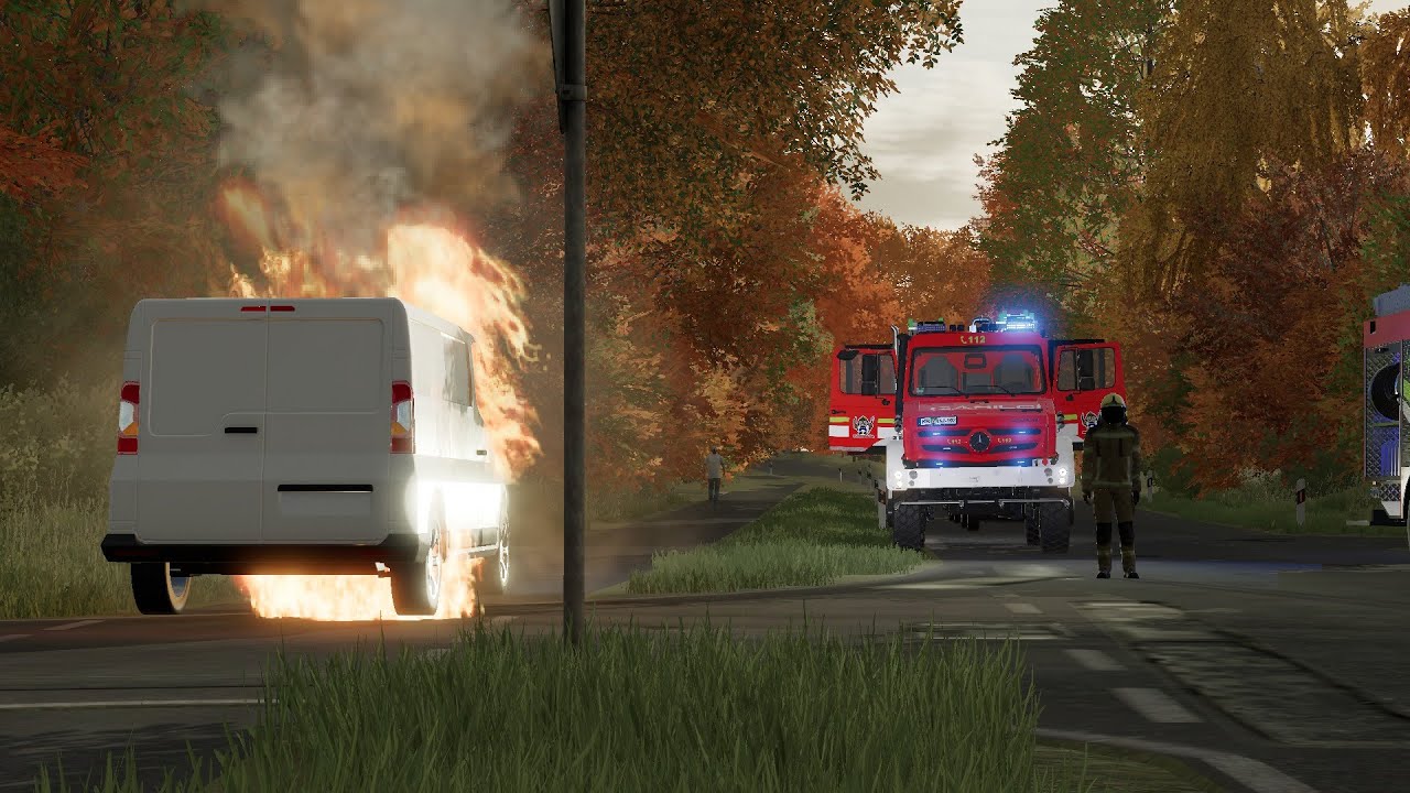 15/24 FS22: Fires on road vehicles (Kobarid) - YouTube