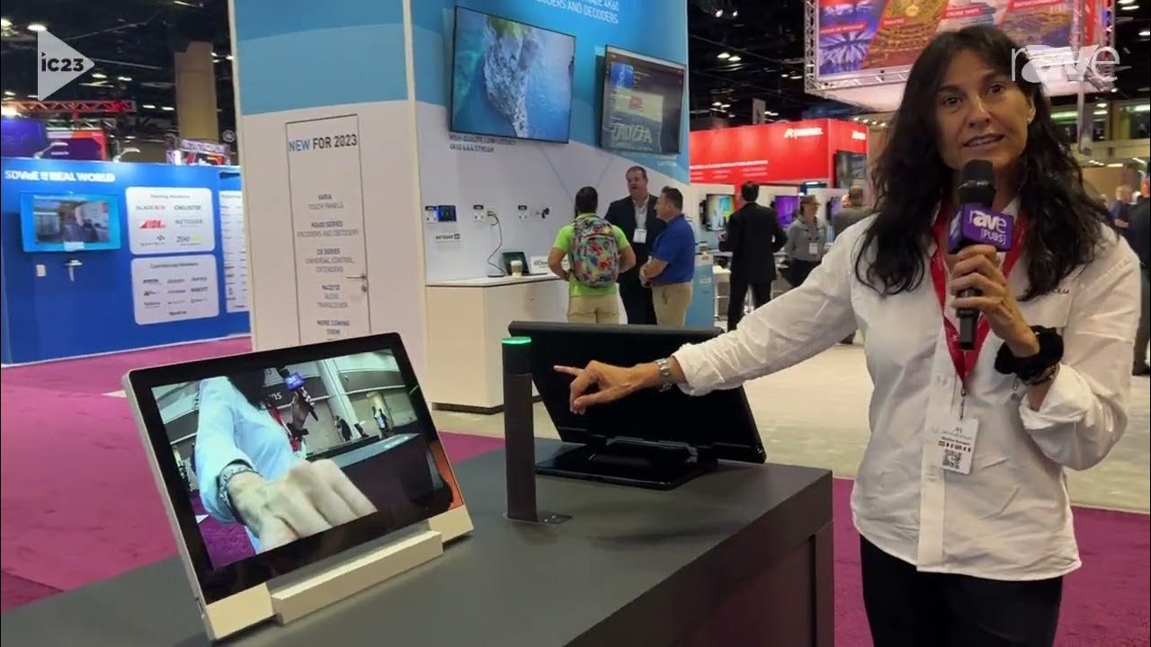 InfoComm 2023: Arthur Holm Shows DynamicMCS Retractable Microphone Camera Speaker All-In-One ...