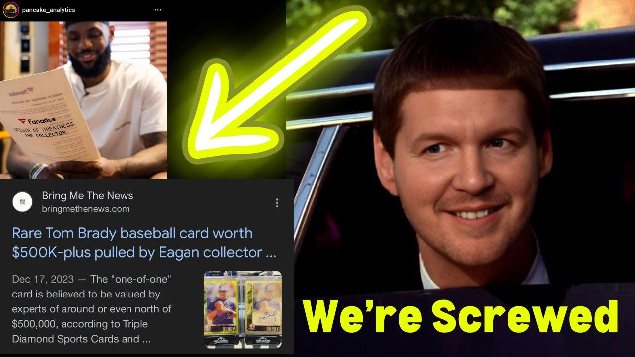 RIP Lebron James and Tom Brady Auto Card Prices. - YouTube