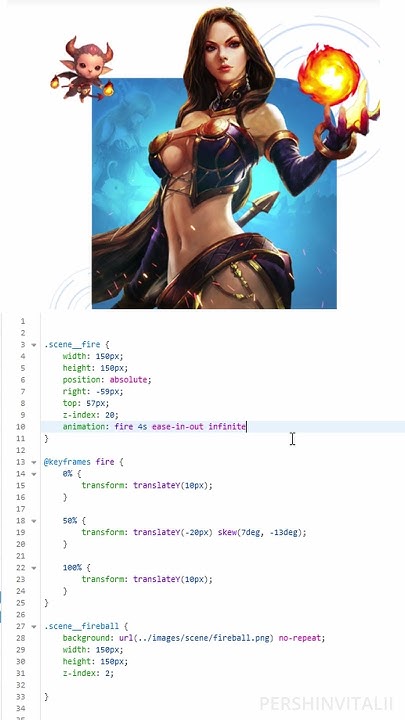 css animation of a fireball #shorts #web #webdevelopment #css #html - YouTube