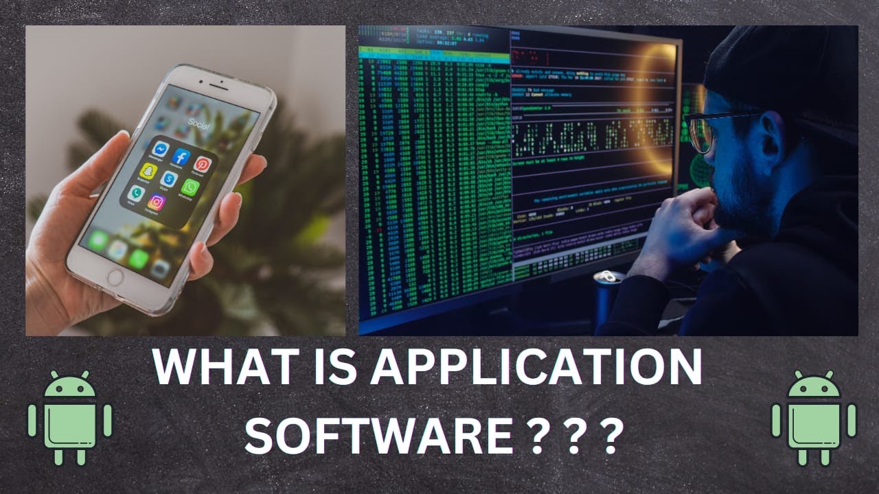 types of the software and application software details - YouTube