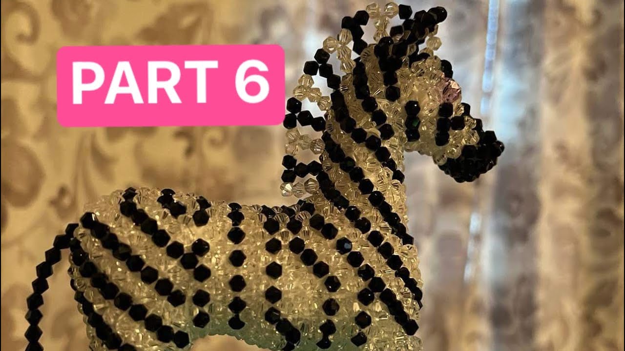 How to bead zebra 🦓 part 6 - YouTube