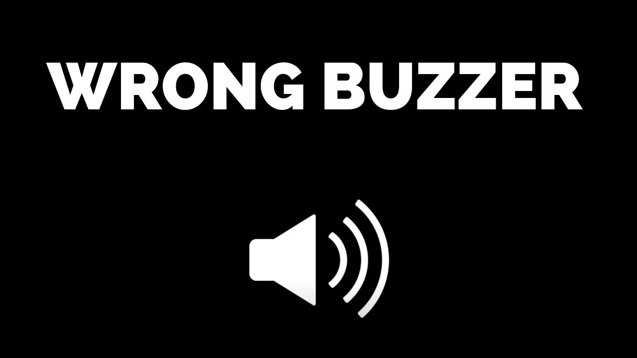 Wrong Buzzer - Efecto de Sonido (HD) - YouTube