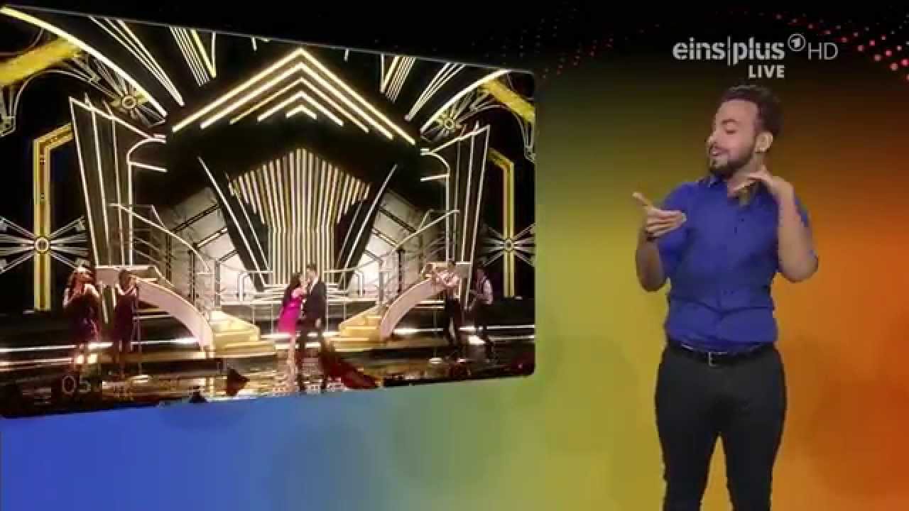 Eurovision 2015 Final. Electro Velvet with translation into sign ...