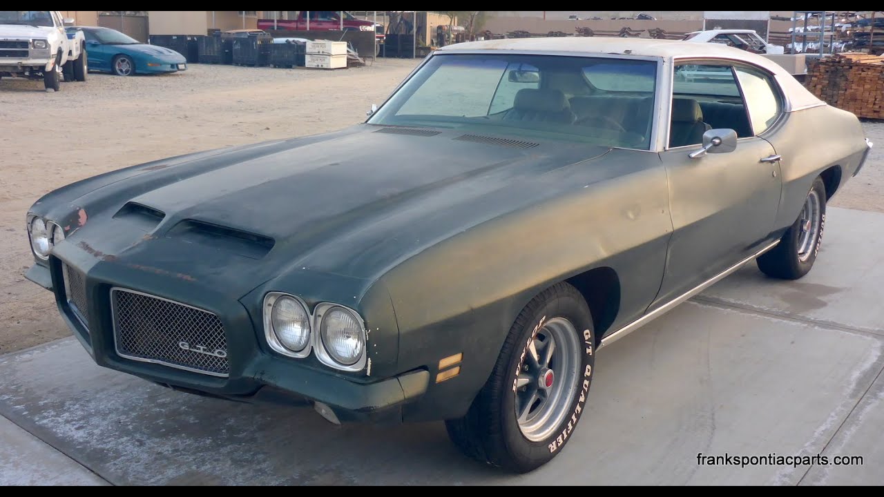 1971 GTO 455 HO Non Running Project Car (sold) - YouTube