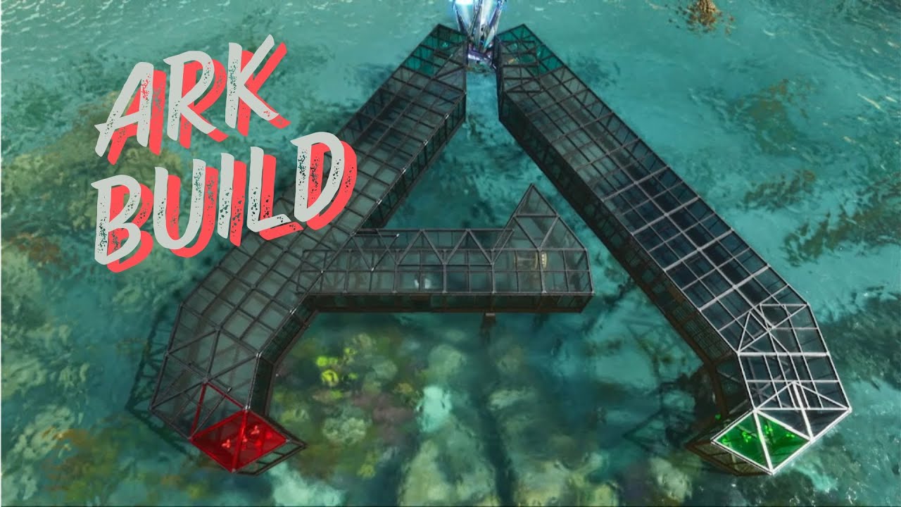 ARK BUILD logo ARK ascended the island - YouTube
