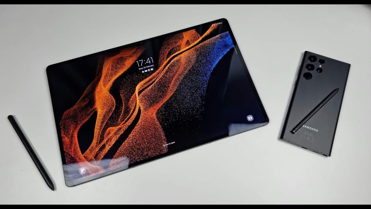 UNBOXING SAMSUNG GALAXY S22 ULTRA & SAMSUNG GALAXY TAB S8 ULTRA!! - YouTube