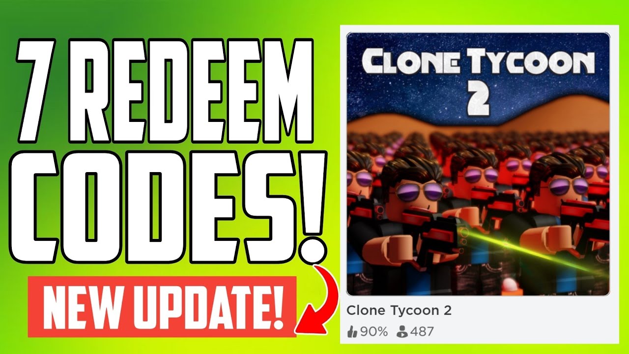 Clone Tycoon 2 CODES 2024 - EVERY WORKING CODES | ALL ROBLOX CODES - YouTube