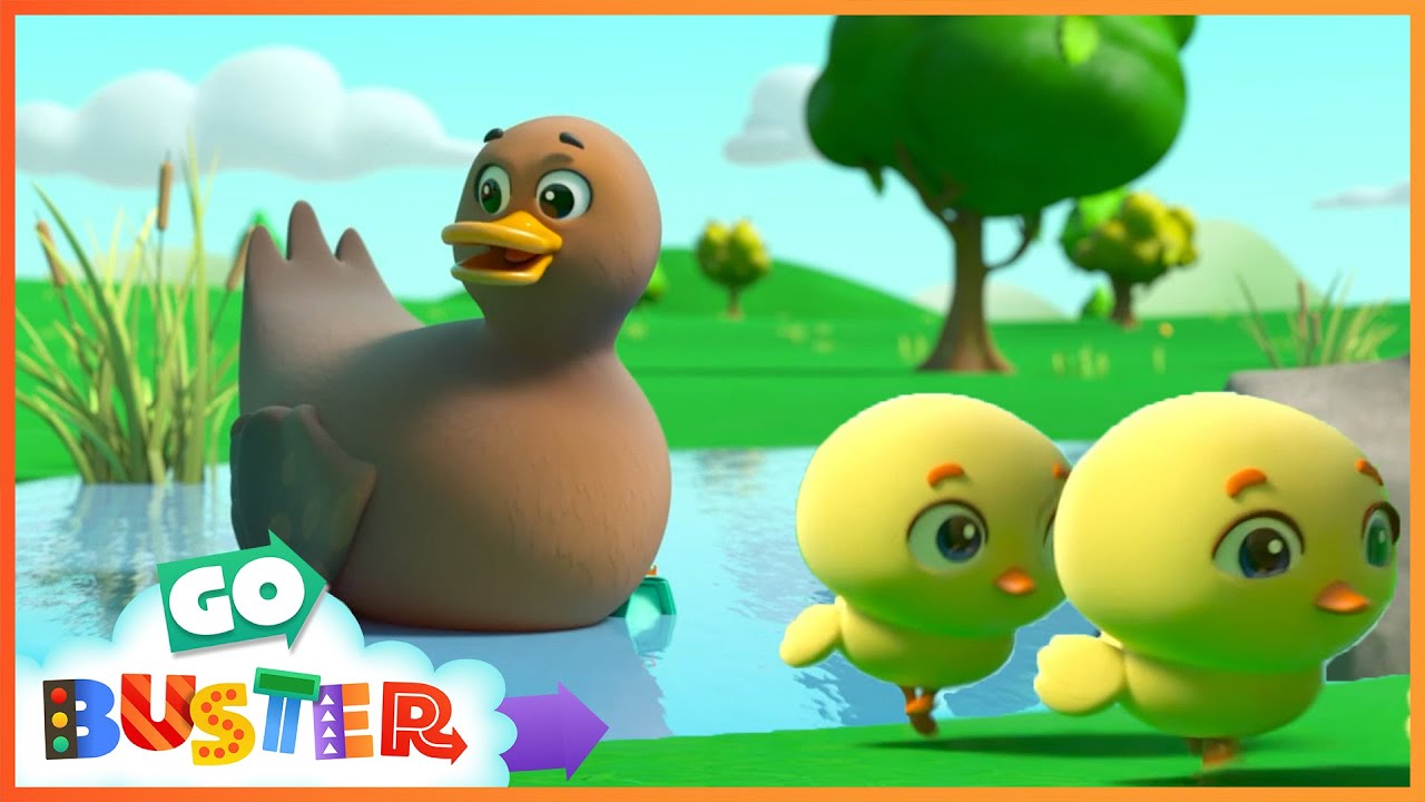5 Little Ducks! | GO BUSTER | Super Kids Cartoons & Songs | MOONBUG ...