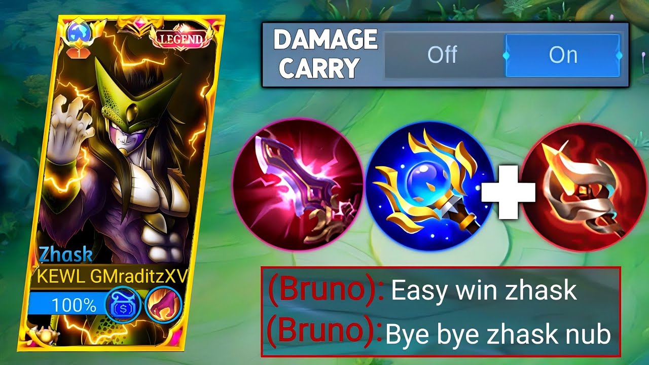 ZHASK NEW MULTIPLE PENETRATION COMBO BUILD🔥(DAMAGE CARRY) ZHASK BEST ...