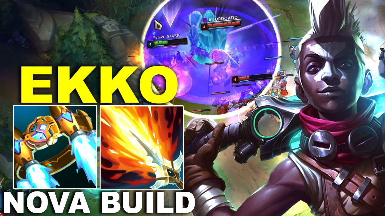 EKKO COM OS NOVOS ITENS LOL PRÉ SEASON - EKKO NOVA BUILD JOGANDO CONTRA ...
