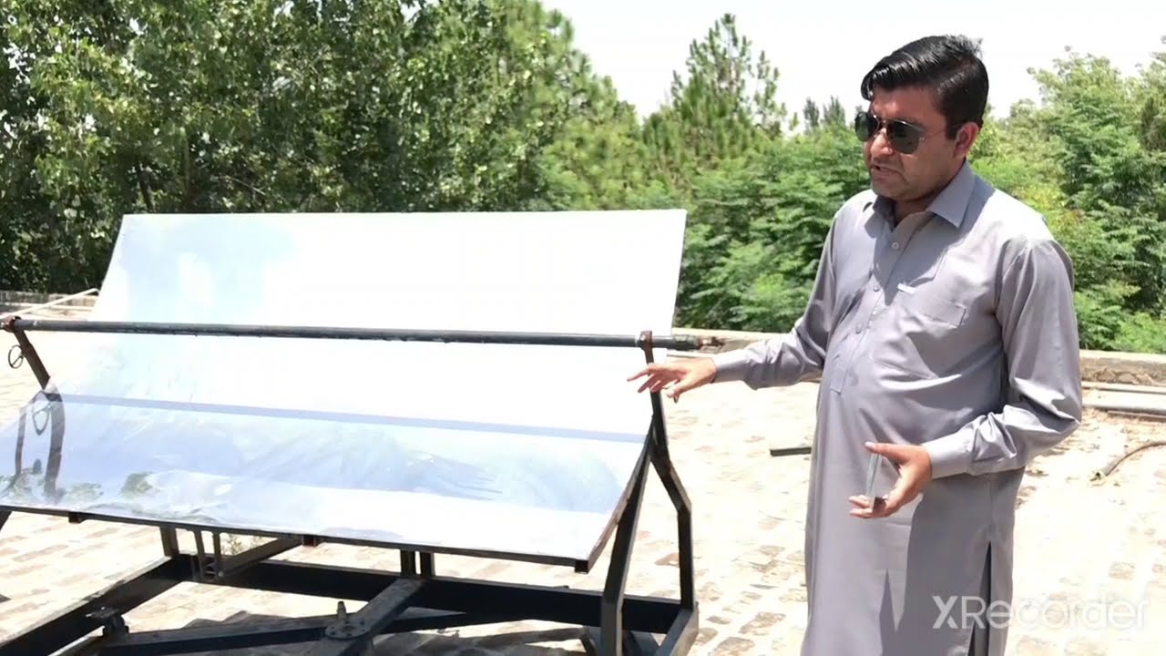 Parabolic Trough Concentrated Solar Collector M Sc Part1 Youtube