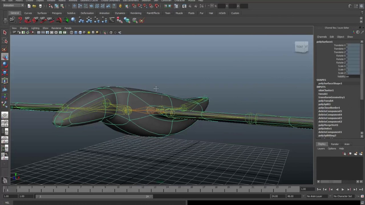 Maya bird rigging - YouTube