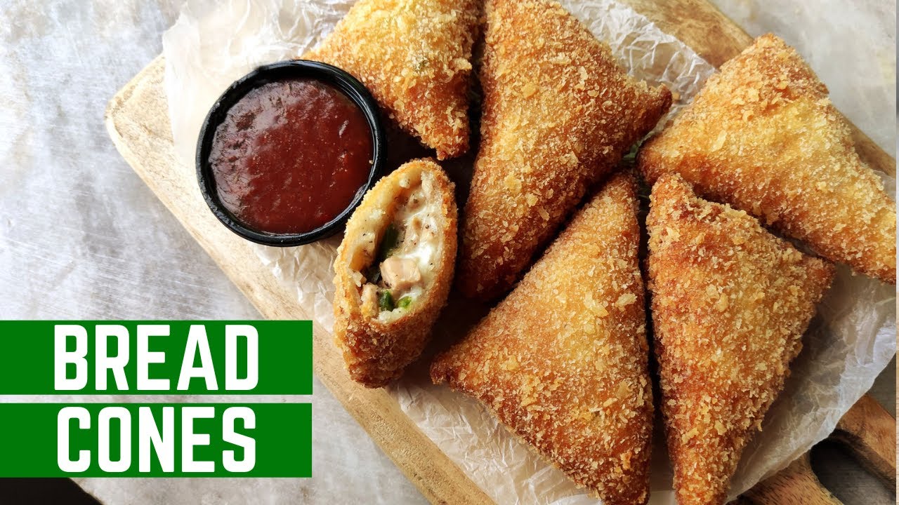 Chicken Bread Cones Recipe | Mamagician - YouTube