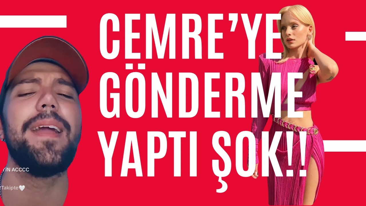 Emre Aslan Canlı Yayında Cemre Solmaz’a Şarkı Gönderme Yaptı ...