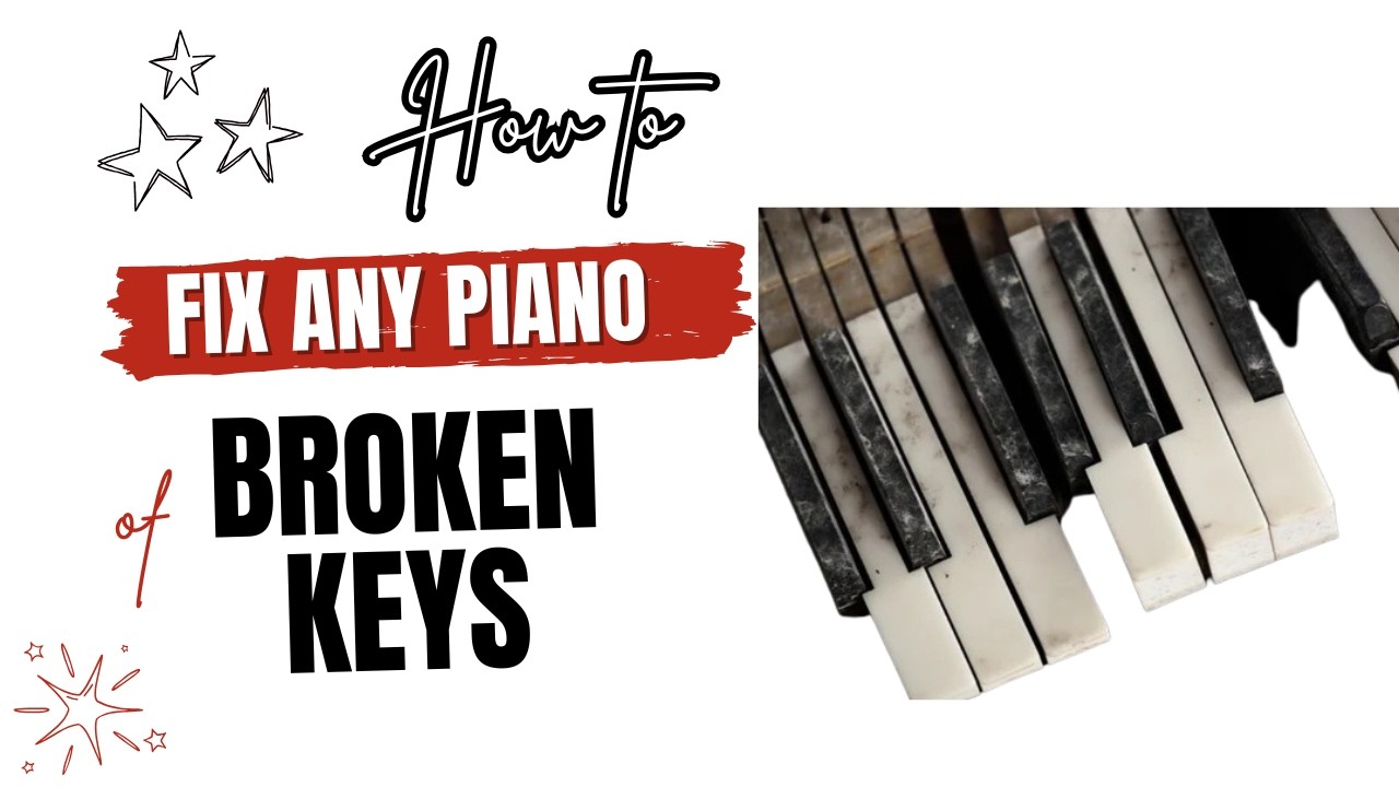 BROKEN KEYS REPAIR on keyeboard | PIANO - YouTube