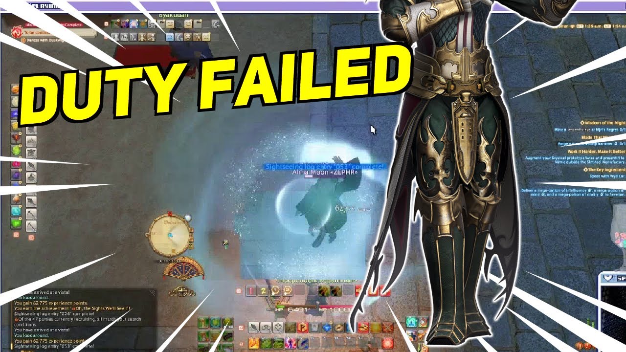 Daily Final Fantasy Xiv Online Highlights: DUTY FAILED - YouTube