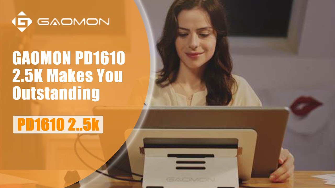 GAOMON PD1610 2.5KPen Display Makes You Outstanding🌟 - YouTube