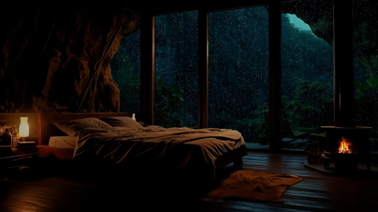 Calming Forest Rain Vibes 🌧️ Perfect for Relaxation, Sleep, and ...