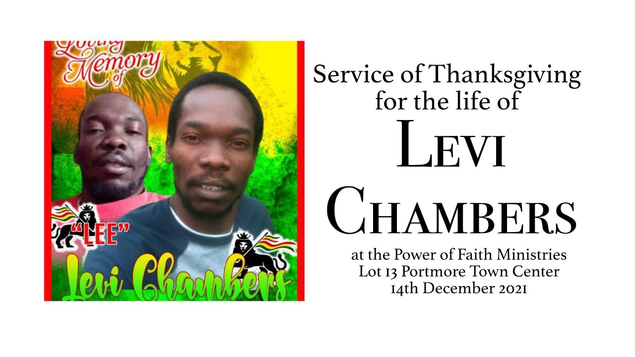 Thanksgiving Service for Levi Chambers Dec 14, 2021 - YouTube
