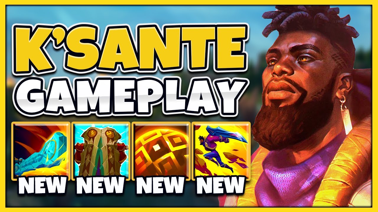 *NEW CHAMPION* K'SANTE Is A Hyper Tank With 4 Dashes!? (YOU CAN'T ...