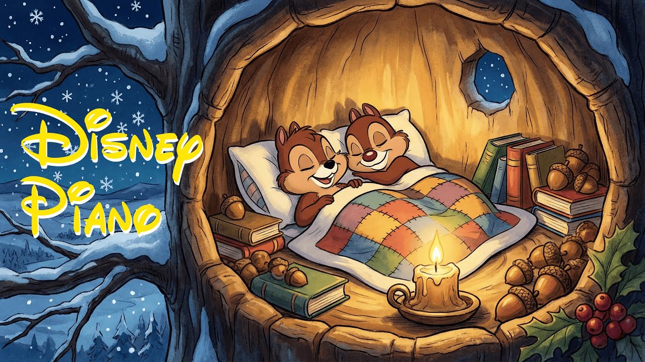 Disney Piano for Sleep 🌙 The Most Relaxing Lullabies Disney Piano ...