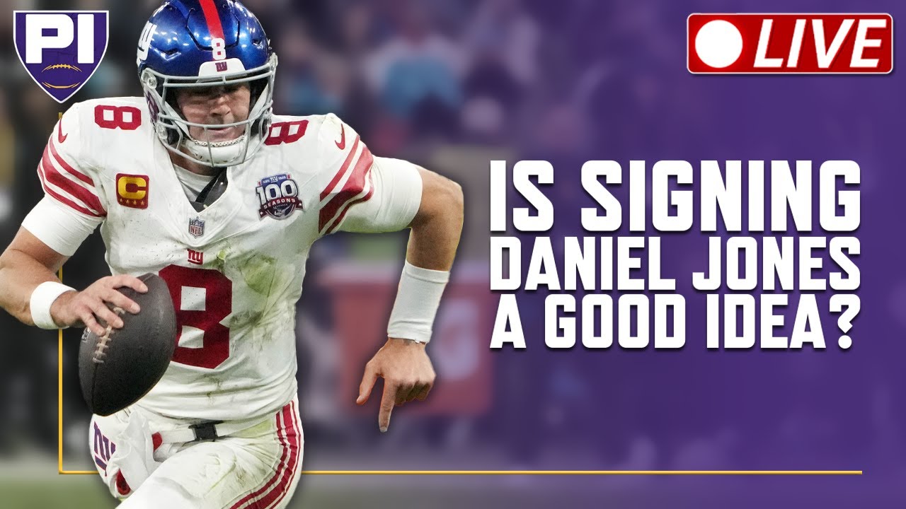 Vikings sign Daniel Jones. Is that a good idea? - YouTube