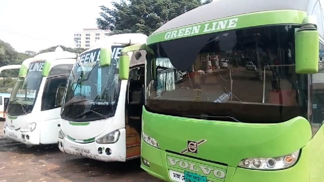 Green Line Volvo High Deck(Strada) & Scania Chair Coach || Green Line ...
