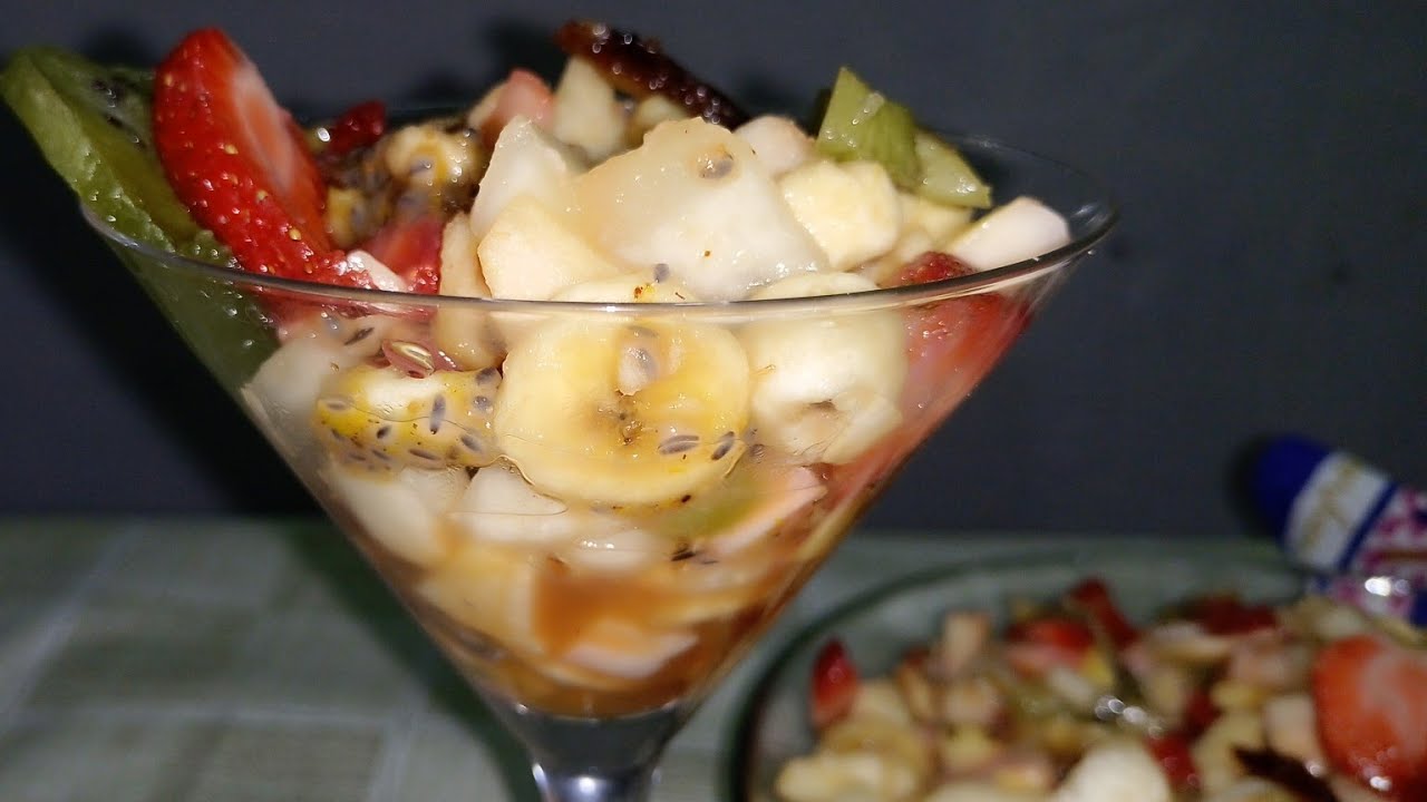 How To Make The Best Fruit Salad In Under 5 Minutes Fruit Salad Recipe Iftar Ideas Special