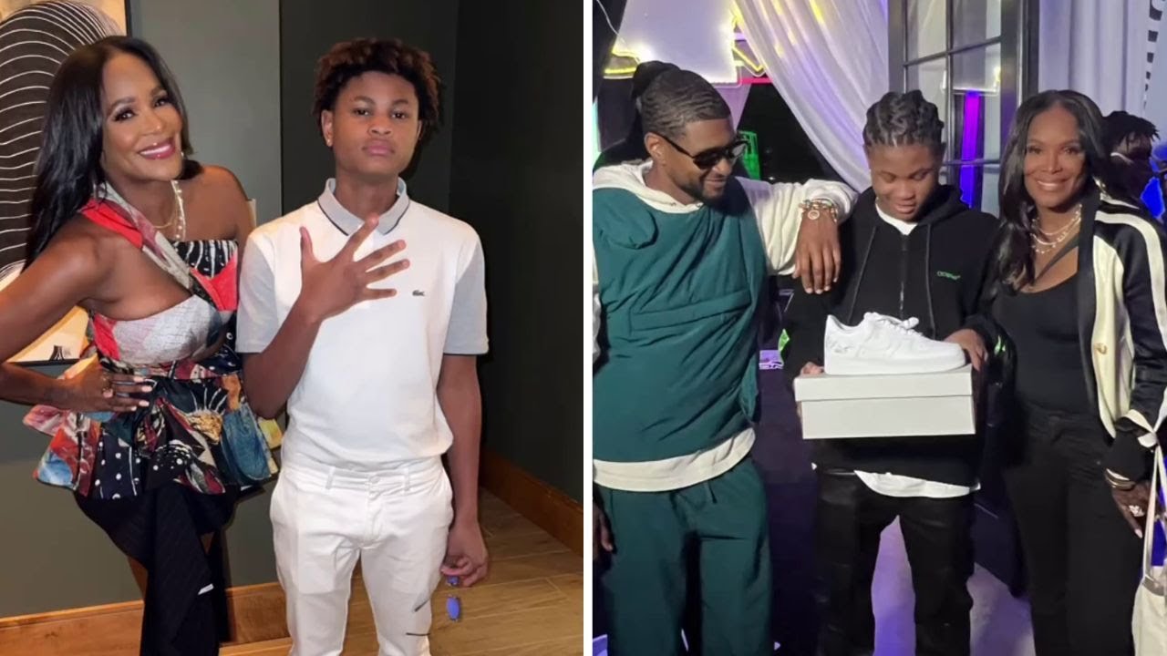 Sweet 16 Splash: Usher Son Cinco Journey from Crisis to Celebration ...