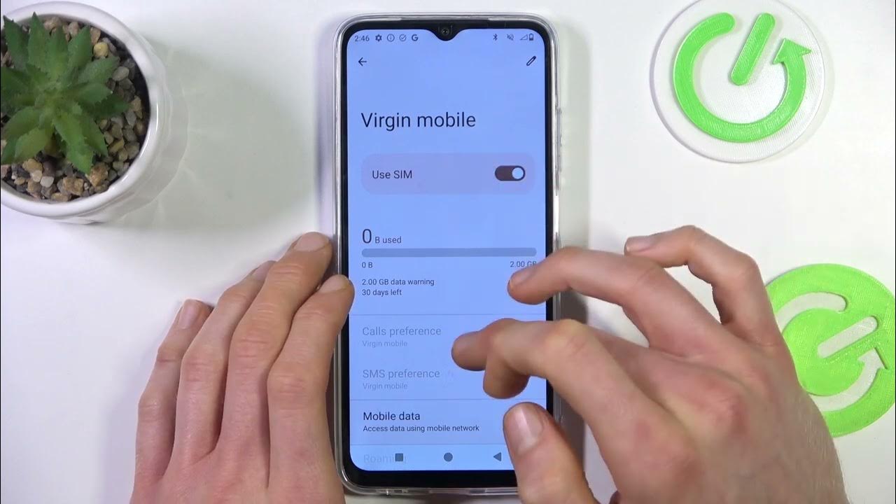 How To Set Mobile Data Limit on REDBEAT E3 - YouTube