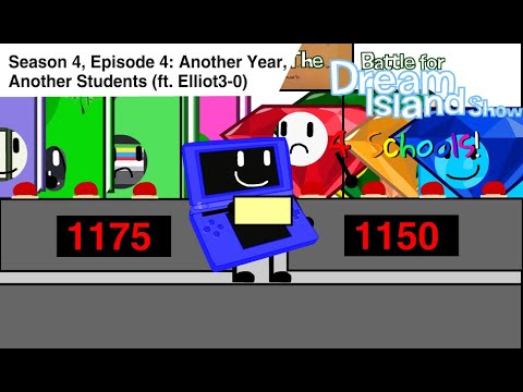 The BFDI Show S4 E4 - Another Year, Another Students (ft. Elliot3-0 ...