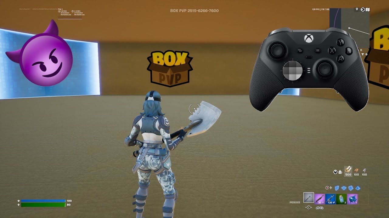 FORTNITE CONTROLLER BOX PVP GAMEPLAY - YouTube