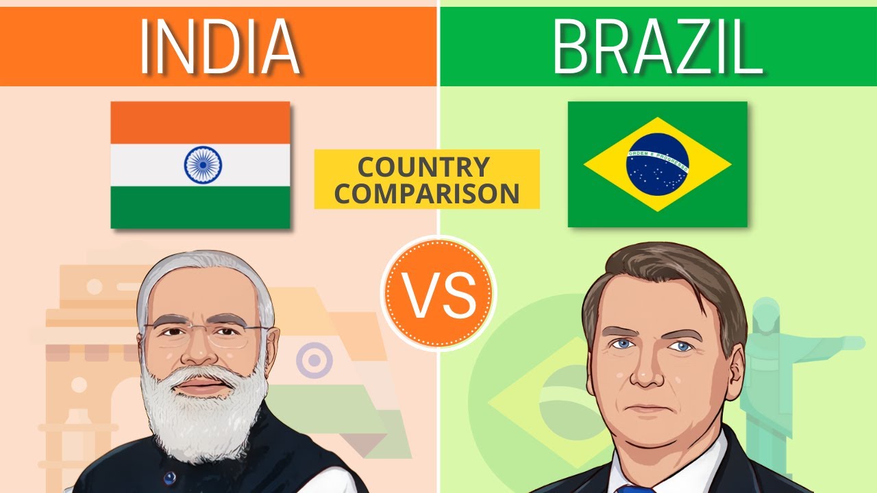 India vs Brazil - Country Comparison - YouTube
