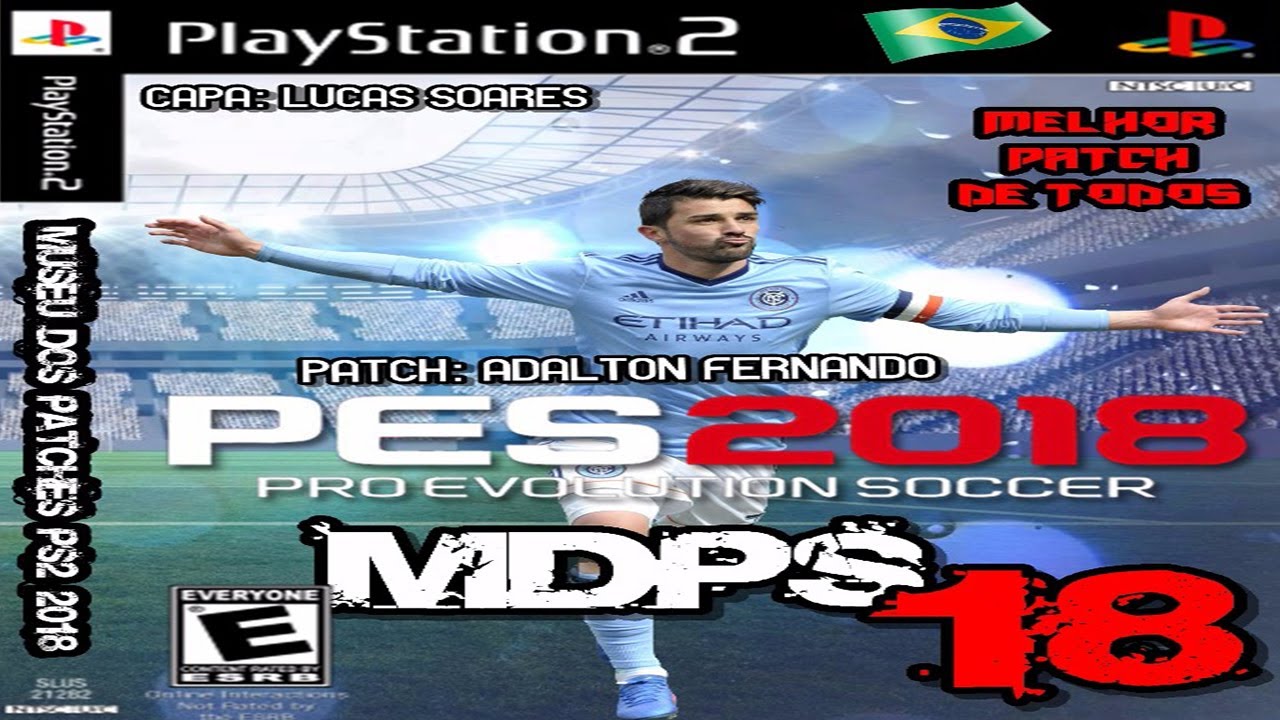 PES 2018 PS2 MDPS VERSÃO BETA EDITOR ADALTON - YouTube
