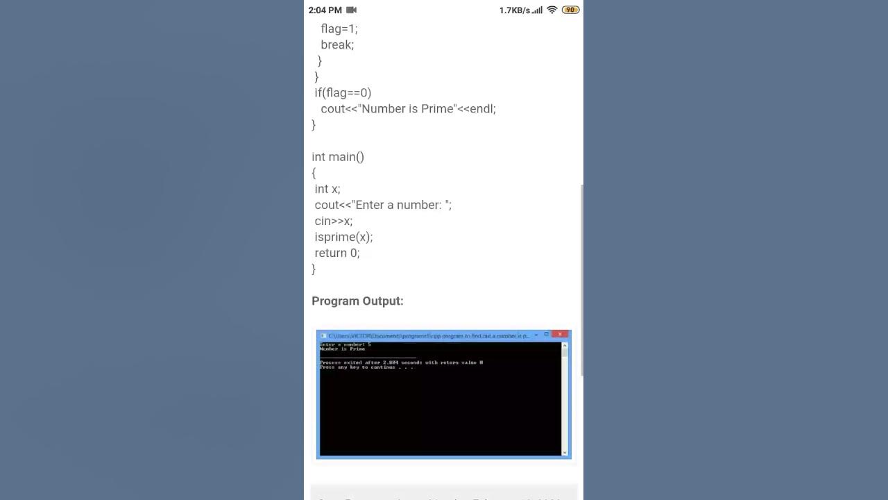 Cpp program to find out a number is prime or not using function ।। #shorts #shortsvideo #coding ...