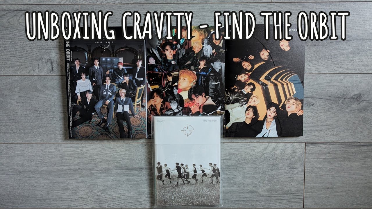 ~ Unboxing Cravity - FIND THE ORBIT ( Ver Who, Are, Remember & We ...