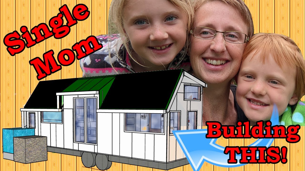 Single Mom Builds a Tiny House: Tiny Design - YouTube
