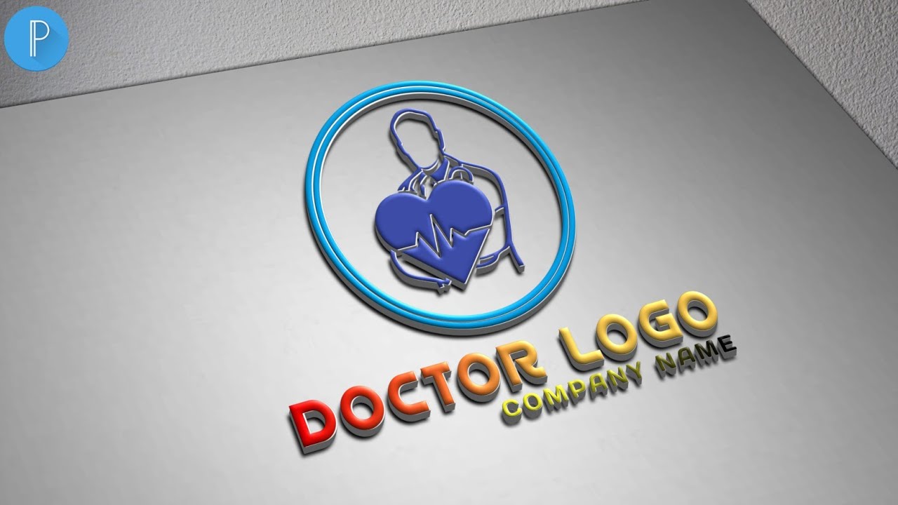 Doctor 3d logo design- Pixellab logo design[Vandy Design] - YouTube