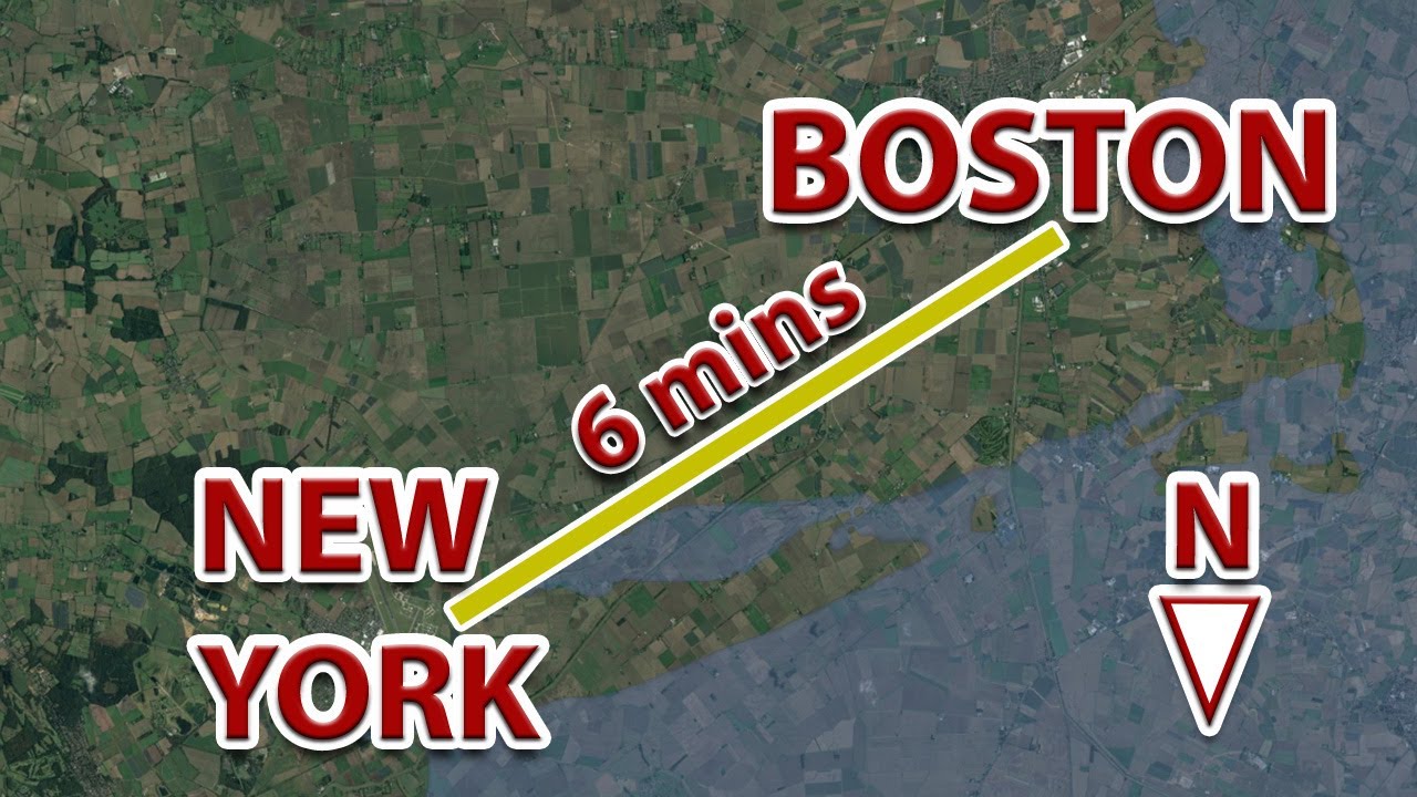 NOT what you THINK! Flying from Boston to New York in under 7 minutes ...