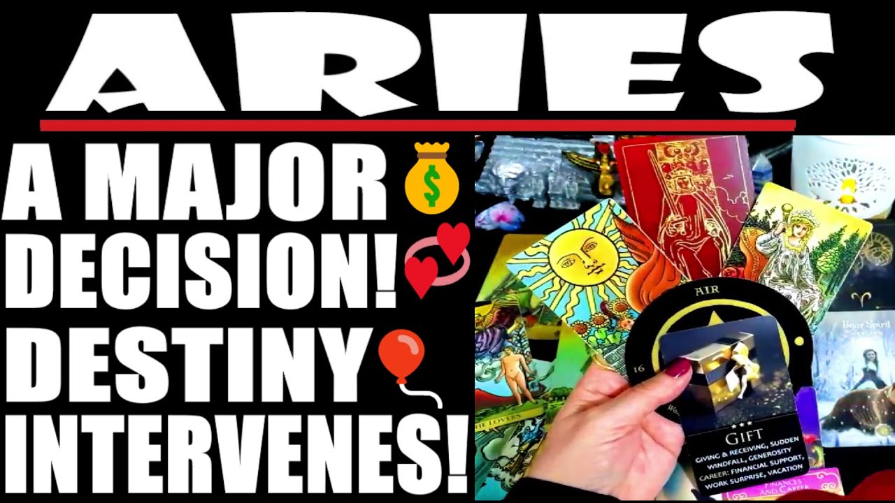 ARIES⭐MUST👀!🎈💰⭐💞THE POWER OF DESTINY GIVES YOU THE CLARITY YOU NEED!💞⭐🎈 ...