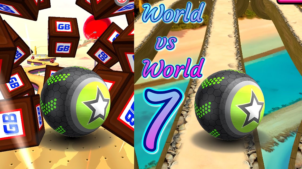 Going Balls: World vs World Speedrun Challenge [4k] Gameplay | Part 7 - Epic Ball Racing ...