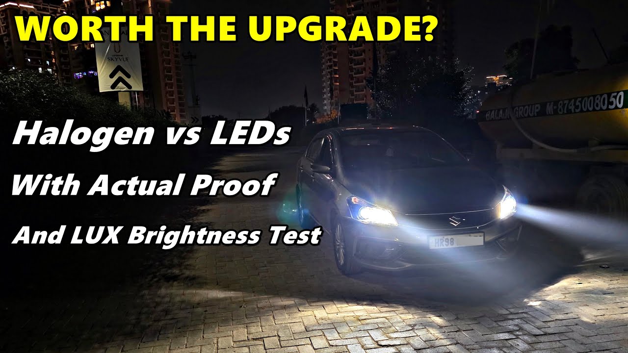 Halogen vs LED Headlights | Worth the Upgrade? With Real Proof & Lux ...