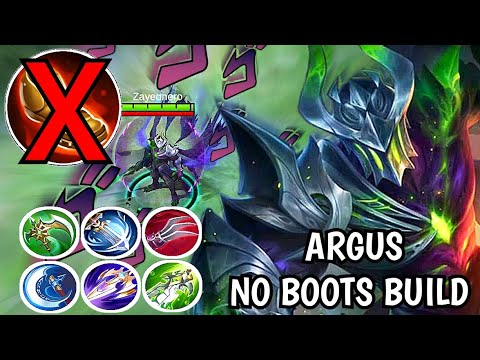 NO BOOTS ARGUS BUILD CHANGED MY LIFE ~ Mobile Legends | Best Top Global ...