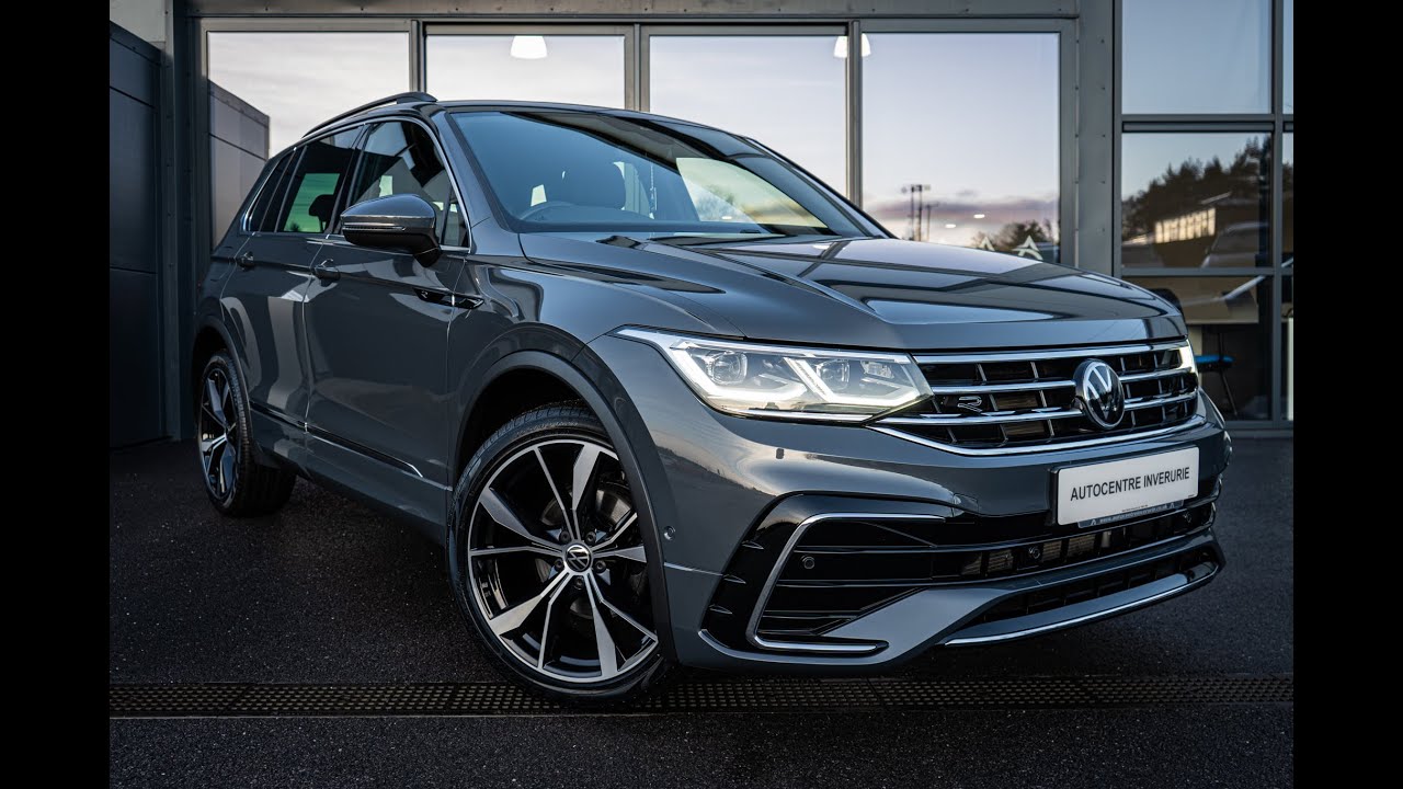 2021 21 VW TIGUAN R-LINE 1.5 TSI DSG DOLPHIN GREY - YouTube