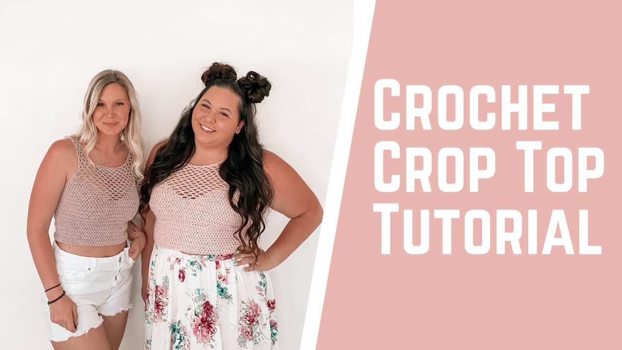 How to Crochet a Crop Top- Crochet Summer Crop Top Tutorial- Crochet ...